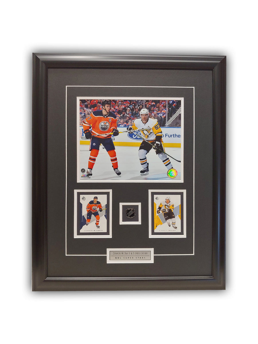 Connor McDavid & Sidney Crosby 23x19 Framed Limited Edition Super Fan ...