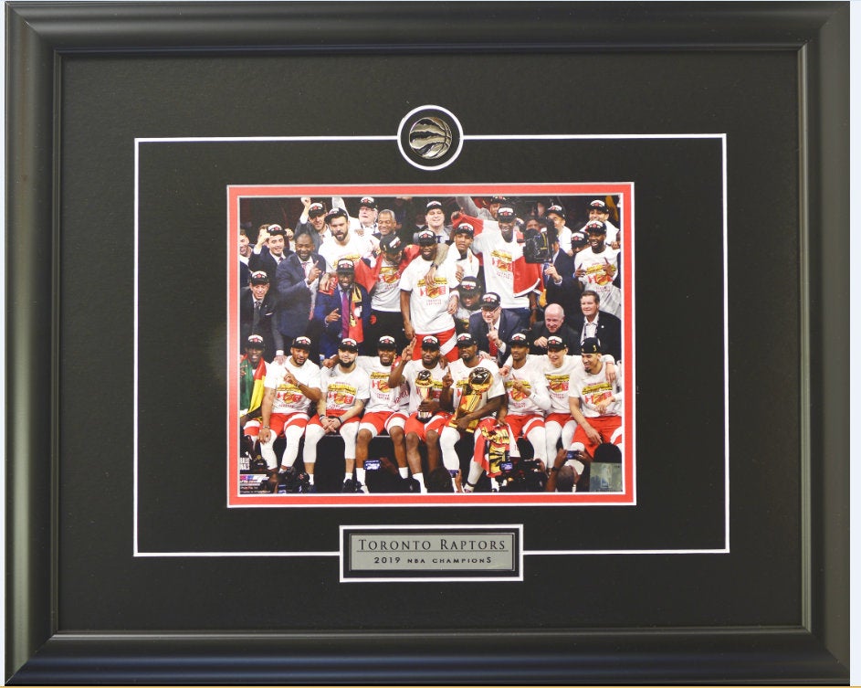 Toronto Raptors Team Trophy Celebration Framed 8x10 Licensed Photo WTN ...