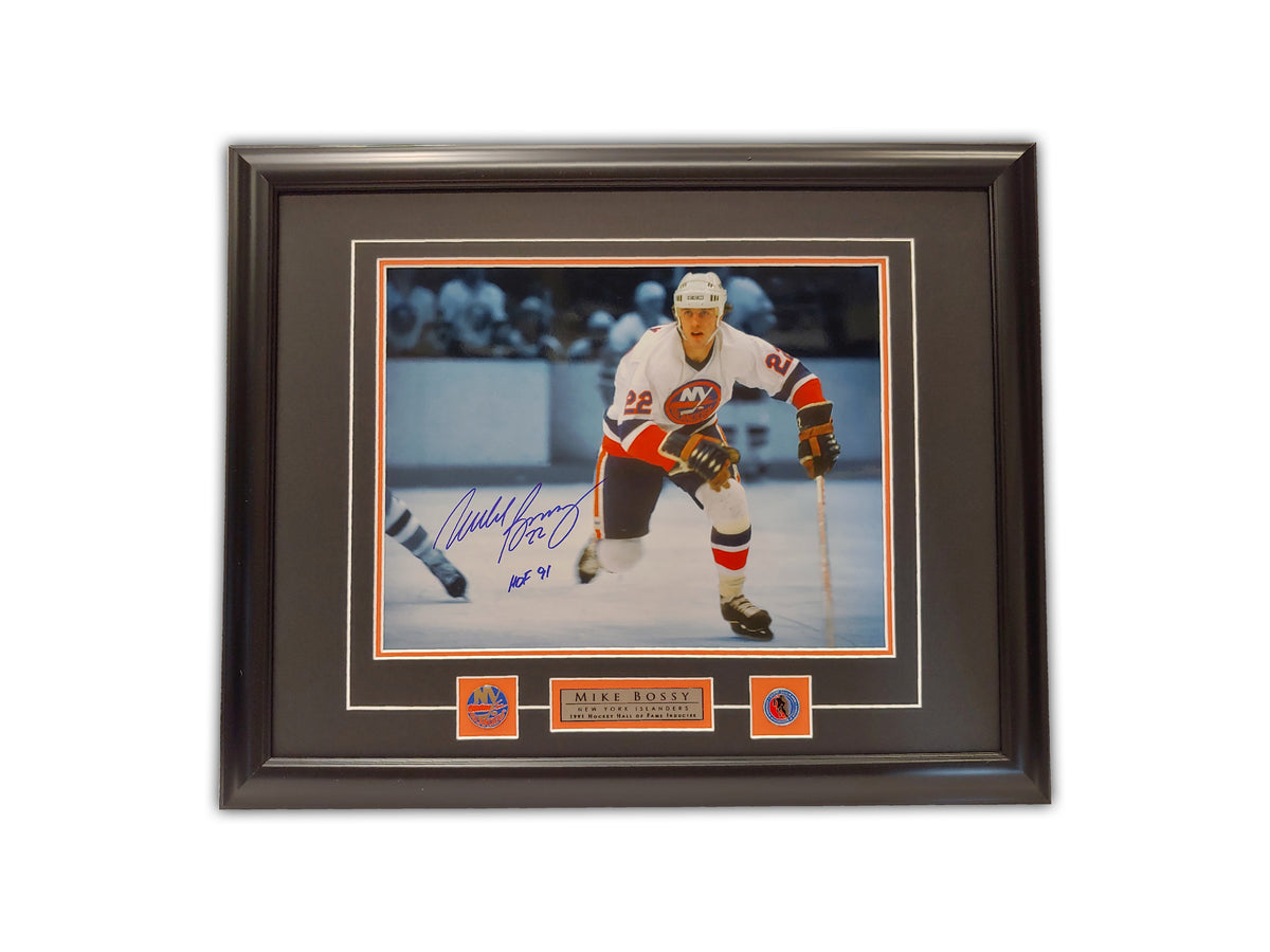 Mike Bossy New York Rangers HOF - 19x23 Signed Framed Print – Universal ...